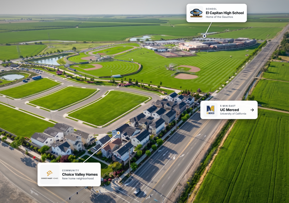 New Homes in Merced CA | Choice Valley Homes
